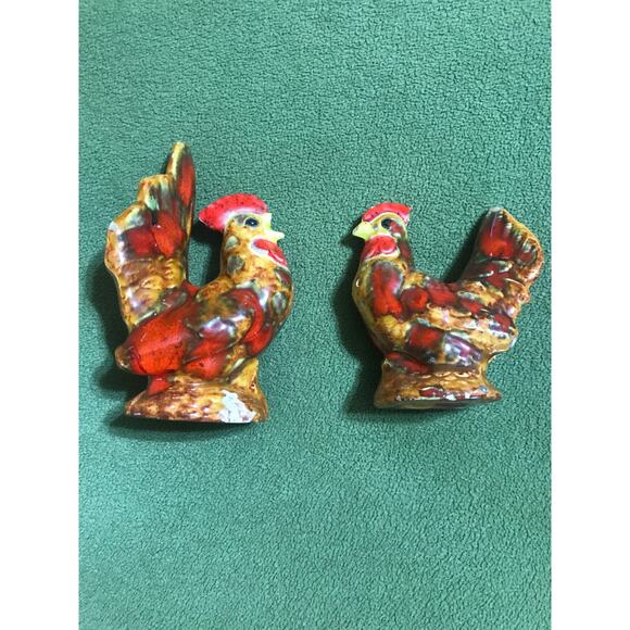 Unbranded | Kitchen | Rooster And Hen Chicken Salt Pepper Shakers Set | Poshmark